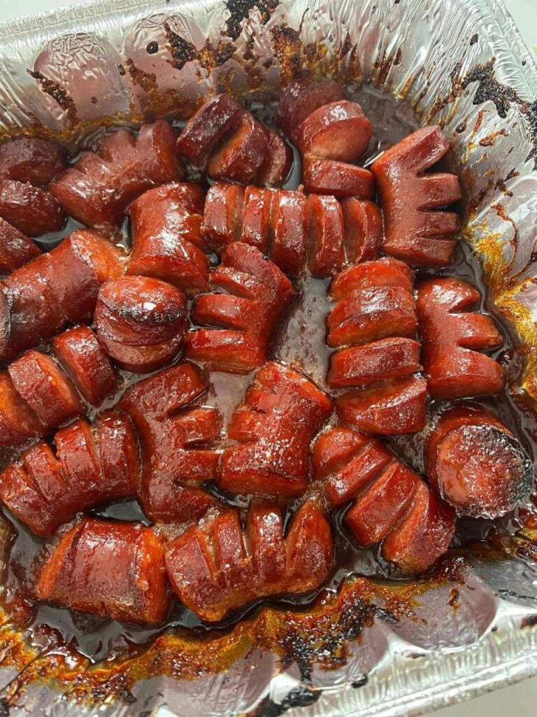 Honey Garlic Glazed Sausage Bites - My Recipe